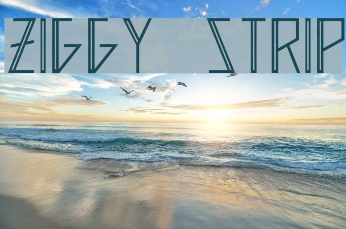 Ziggy Strip Font - FFonts.net