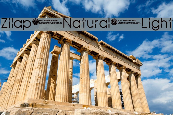 Zilap Natural Light Font - FFonts.net