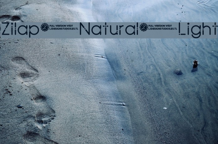 Zilap Natural Light Font - FFonts.net