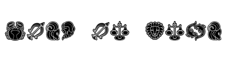 Zodiac Signs Regular Font - FFonts.net Zodiac Signs Regular Font - FFonts.net