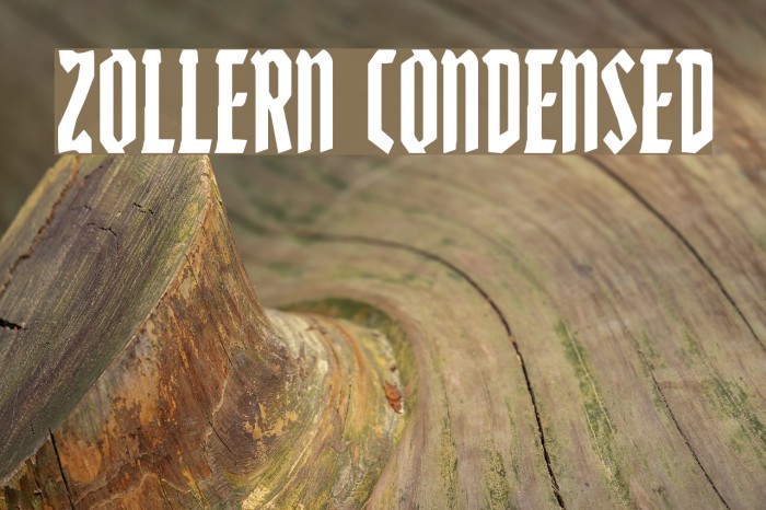 Zollern Condensed Font - FFonts.net